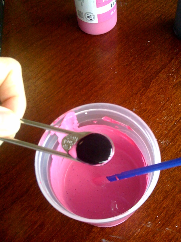 Honeysuckle Pink Chalkboard