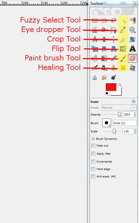 SpinCycle: Learning the TOOLS of GIMP
