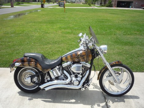 TURBO SPEED CAR: 2001 HARLEY DAVIDSON FXSTD SOFTAIL CUSTOM PAINT2001 ...
