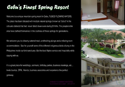 Tubod Flowing Waters Resort ~ Cebu's Beaches and Resorts