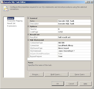 Topics on MSBI & SQL SERVER: Executing Stored Procedure & Insert Statement, Objects, Foreach ...