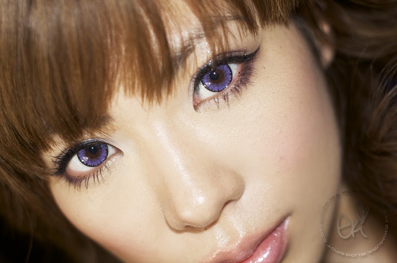 ekiBlog.com: Venus color contacts in violet