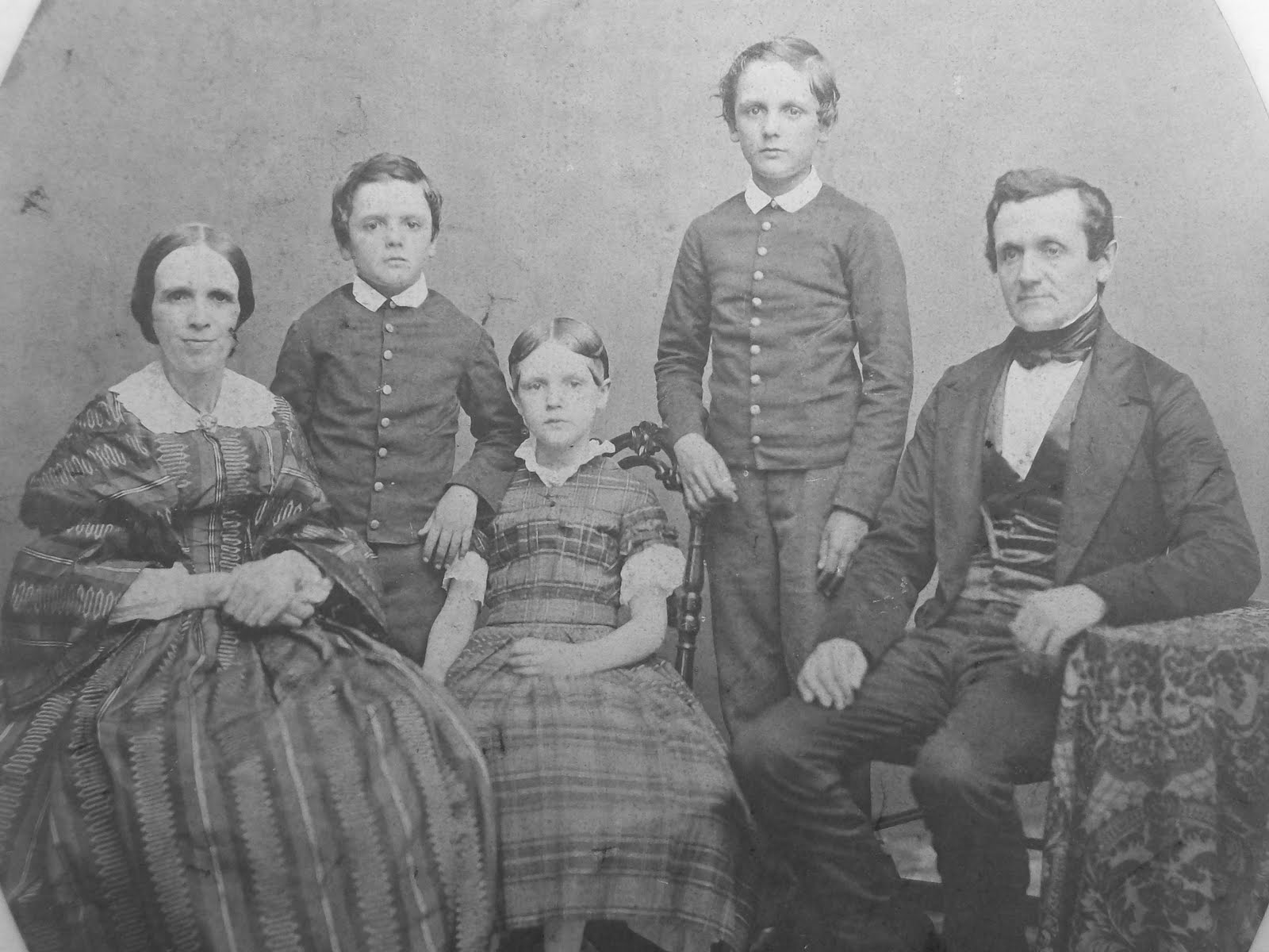 Will's Genealogy Blog: Alfred Haskell Family Portrait