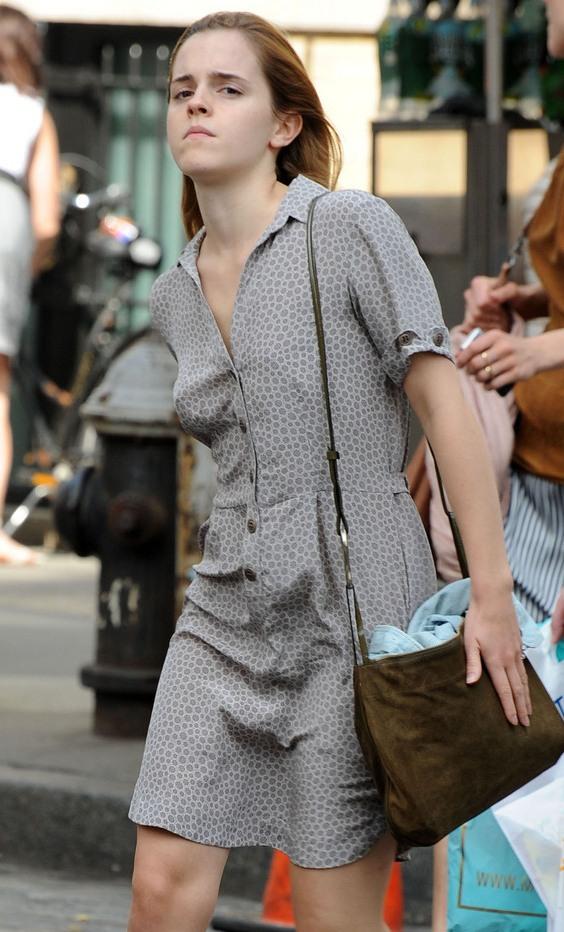 Emma Watson: Emma Watson walking in Soho after leaving Mercer Kitchen ...