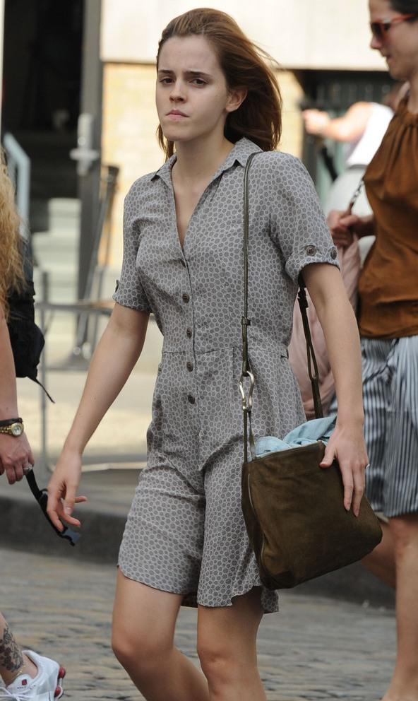 Emma Watson: Emma Watson walking in Soho after leaving Mercer Kitchen ...