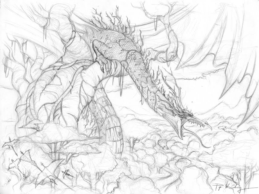 Piya's Studio: Forest Dragon