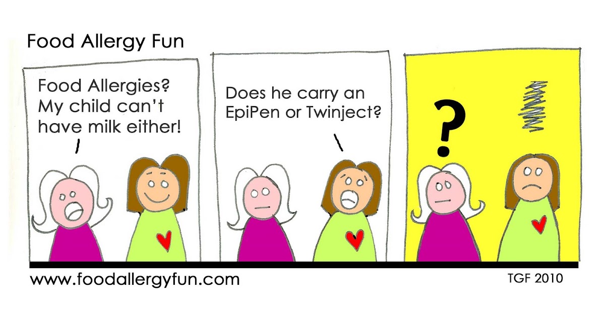 Food Allergy Fun: Food Allergy Fun Comics