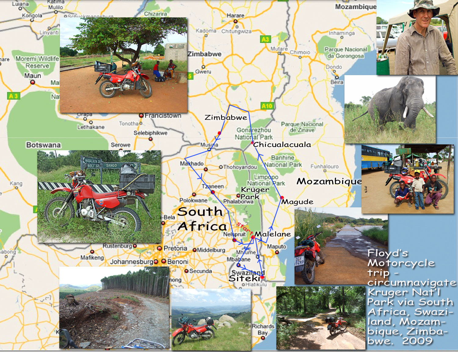 Swaziland Blog: Zimbabwe motorcycle trip