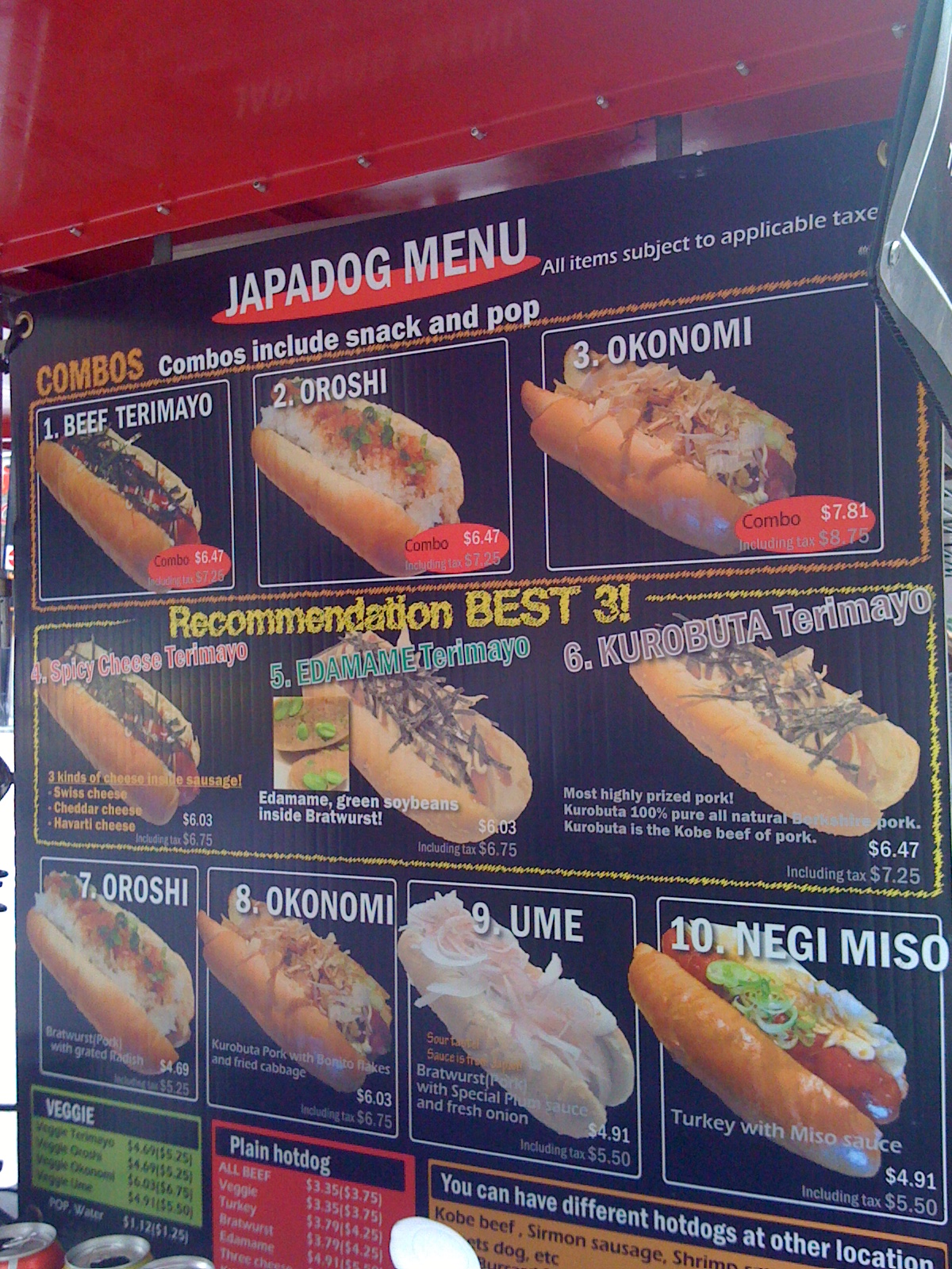 Laure's Kitchen: Japadog-the perfect Malibu hot dog stand