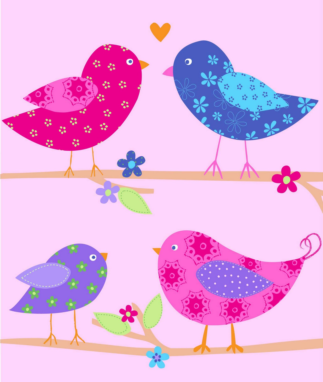 Doodles and designs: lovely birds