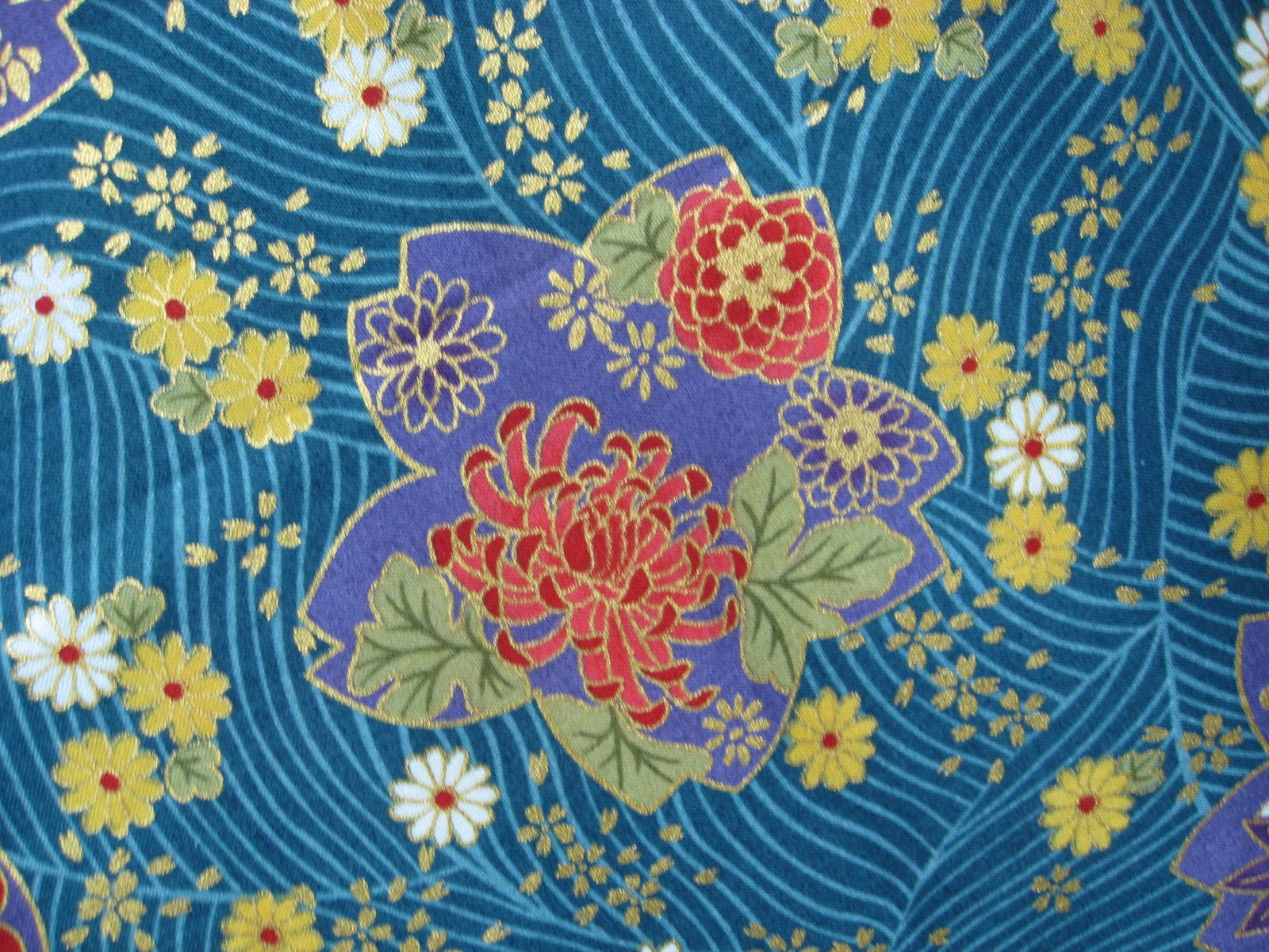 kedai kain kapas: Exclusive japanese cotton - Blue stripes