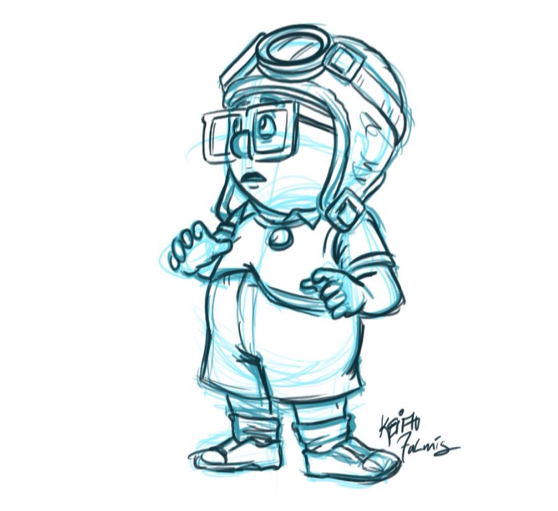 Bebop'n with art: Kid Carl from Pixar's UP