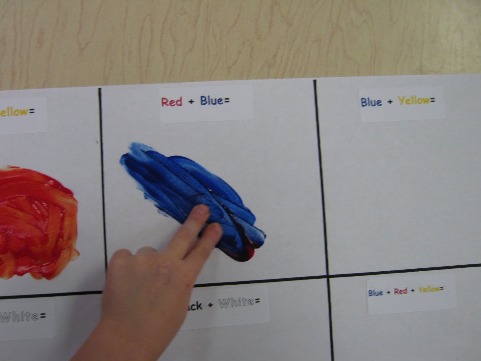 2009-2010 Pre-K "A": COLOR MIXING ACTIVITY