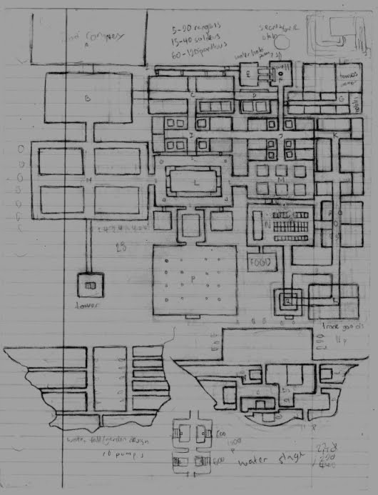 like hell.: drawings 14: dwarf fortress, fortress designs