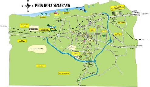 Gambar Peta Kota Semarang Lengkap | GAMBAR PETA LENGKAP|FOTO KOTA|JALAN