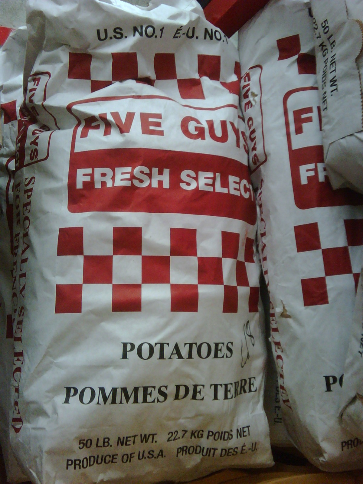 Handsome Burger: Five Guys Burger and Fries West Vancouver. Canada