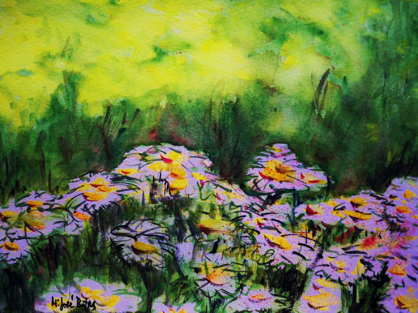 Asaz flora y fauna: María José Batres, árboles, flores, flora