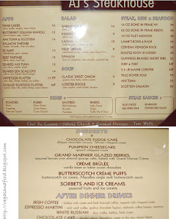 AJ's Steakhouse - Hard Rock Hotel - Dec. 2007 - Vegas and Food