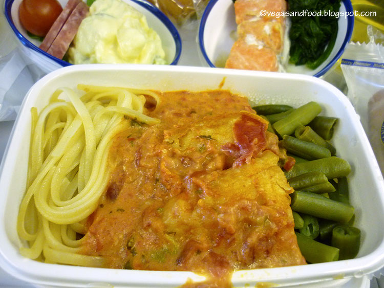 JAL airline airplane food 2010 - Vegas and Food