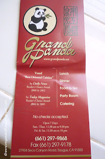 Grand Panda - Saugus, CA - Vegas and Food