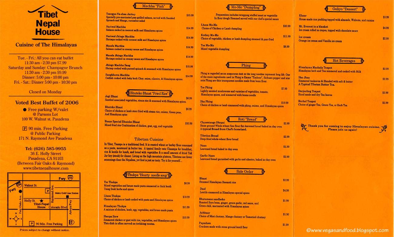 Tibet Nepal House - Pasadena - Vegas and Food