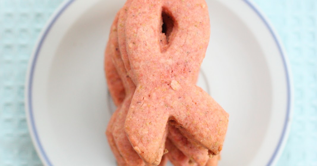 baking = love: Pink ribbon rosewater & pistachio shortbread