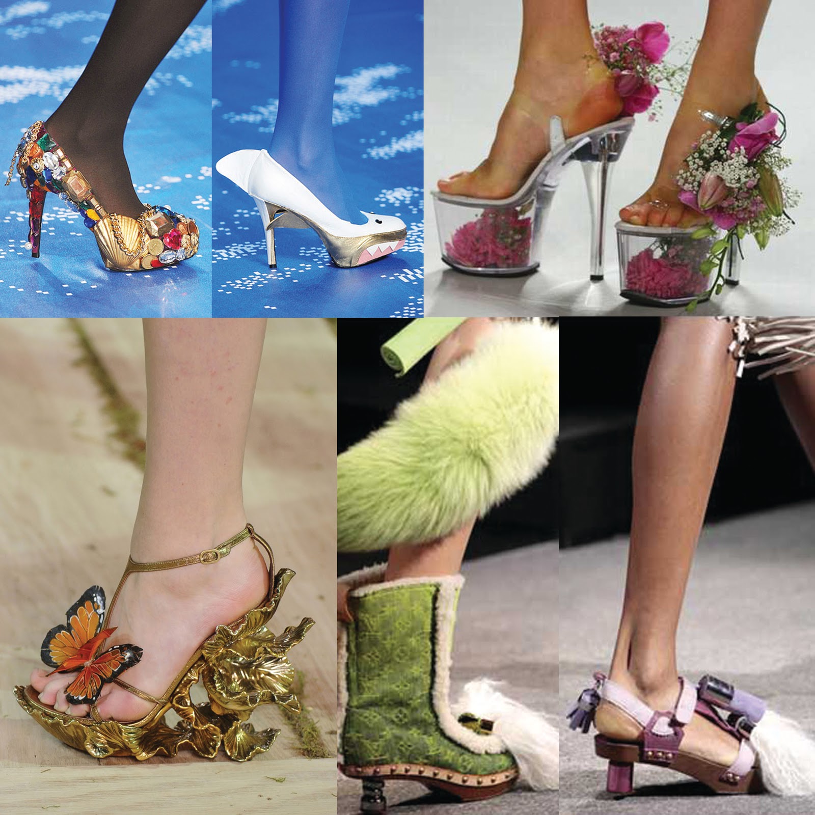 Fresh Fashion: Most outrageous shoes seen on the runway this year!
