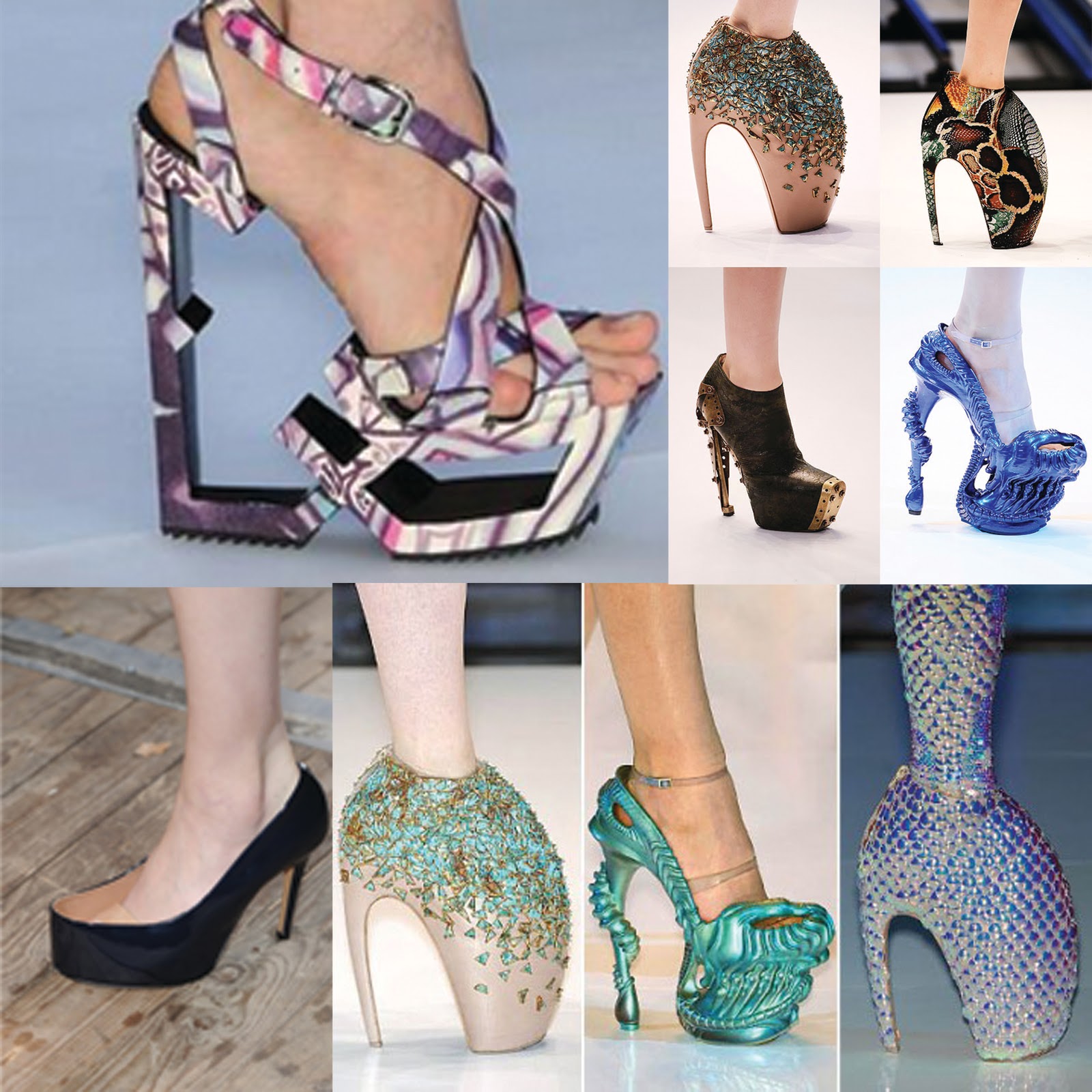 Fresh Fashion: Most outrageous shoes seen on the runway this year!