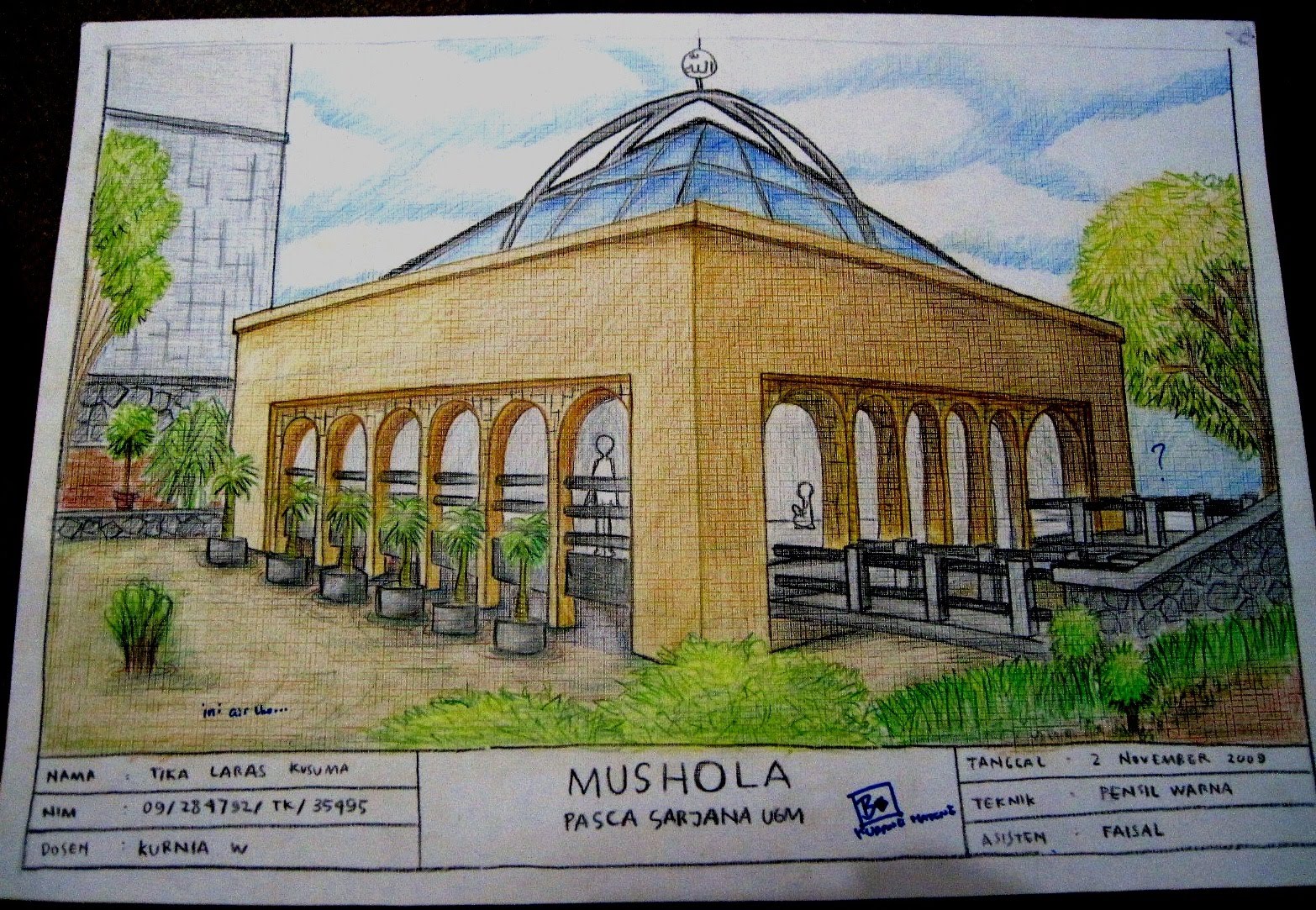tikalarask: UTS Studio Perancangan = Sketsa