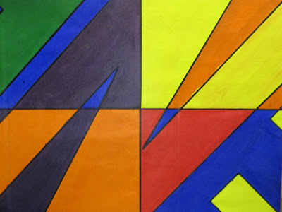 Mrs. Wille's Art Room: Painting in style of Hard Edge art movement