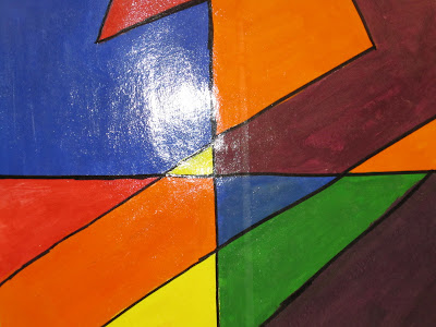 Mrs. Wille's Art Room: Painting in style of Hard Edge art movement