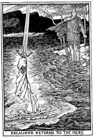 The Lady of the Lake: Excalibur and Lancelot
