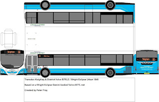 SP. Papel Modelismo: PaperCraft - Transdev Keighley & District