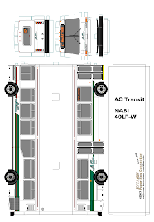 SP. Papel Modelismo: PaperCraft - Ônibus AC Transit