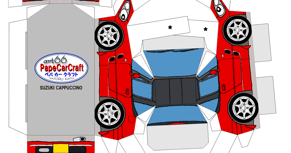 SP. Papel Modelismo: PaperCraft - Suzuki cappuccino