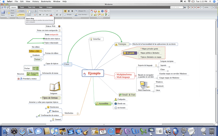 Mapa mental mindomo - lomifar
