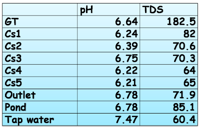ECA water analysis: pH vs TDS