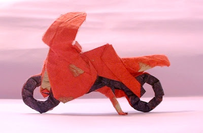 Ride the Machine: Origami: Motorcycle type-I by Issei Yoshino.