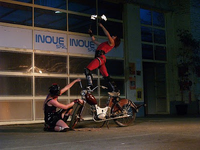 Ride the Machine: Flicker Gallery: The Belgian Womens Motorcycle Circus.