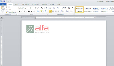 Converting a vector letterhead for use in Word 07 – Aibrean's Studio