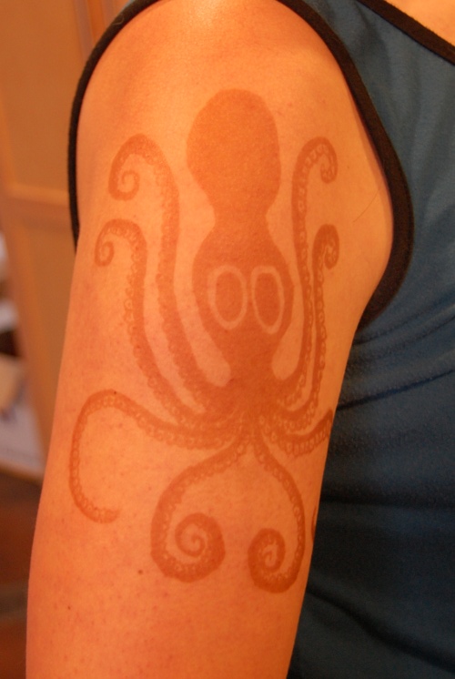 House InsideOut: Ancient Minoan Octopus Meets Modern Body Art