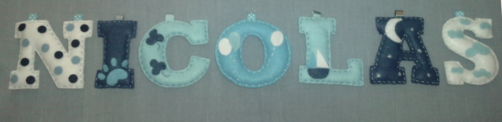 Mis Cosines de Fieltro y Azúcar: Nombre Completo "NICOLAS"