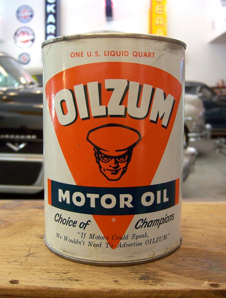 MOTORCYCLE 74: Vintage oil cans