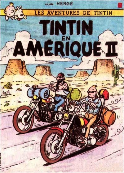 MOTORCYCLE 74: Tintin in America - Frank Margerin