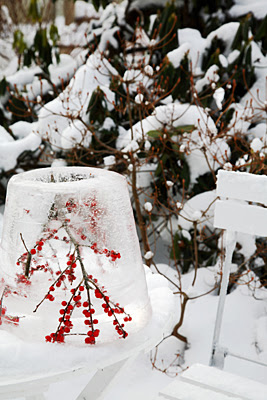 The Beautiful mind of mine: Beautiful decoration made of ice