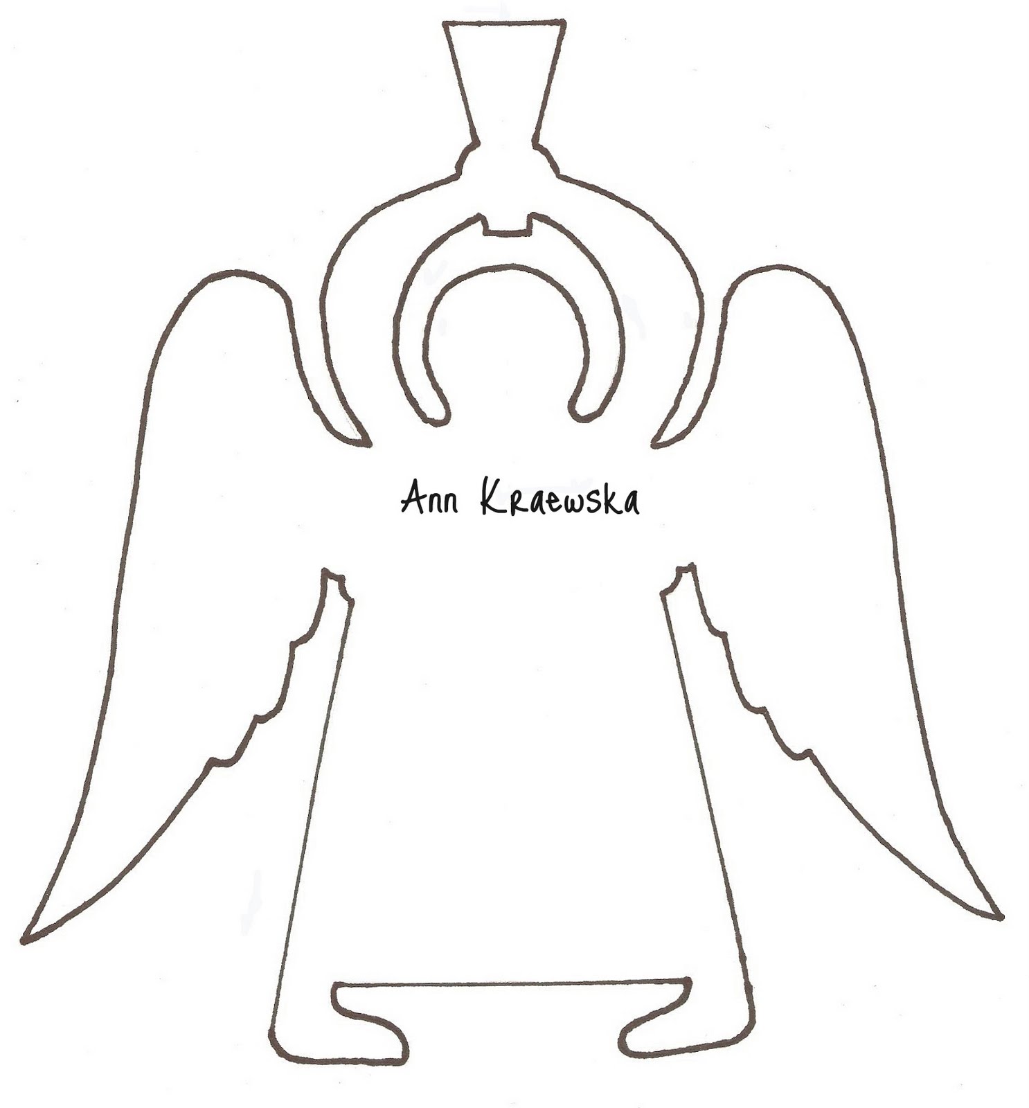 Moldes para dibujar angeles - Imagui