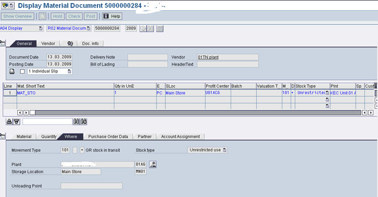The SAP People: Stock Transport Order scenario - Transfer from one ...