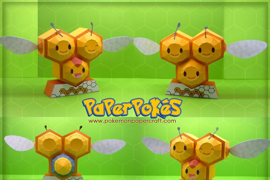 PaperPokés - Pokémon Papercraft: COMBEE