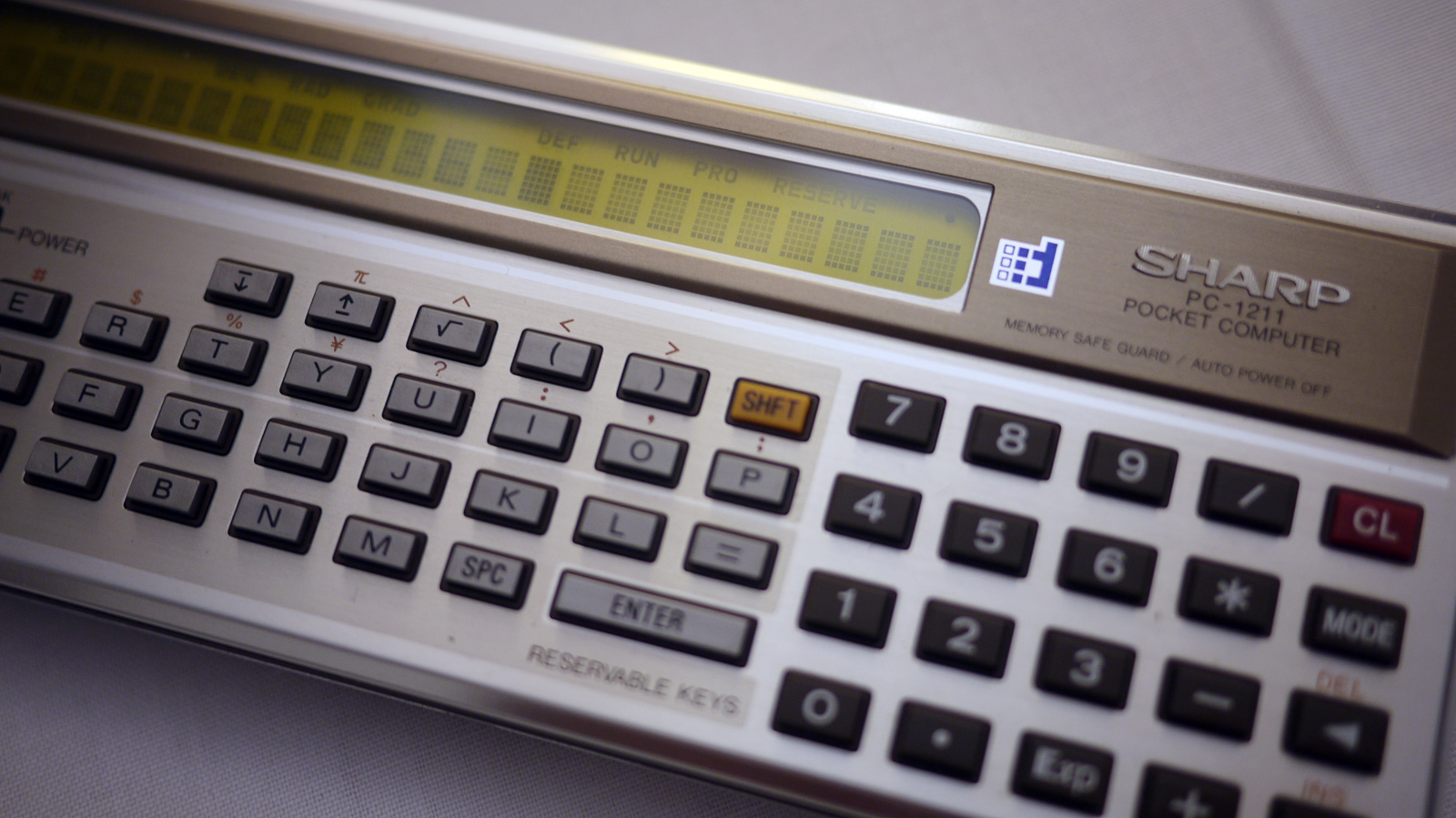 Pack Rat: Sharp Pocket Computer PC-1211