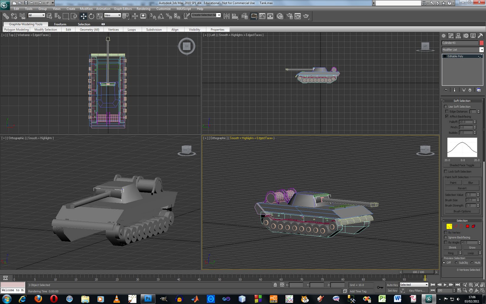 3d Modelling And Animation Tutorial 2 Tank